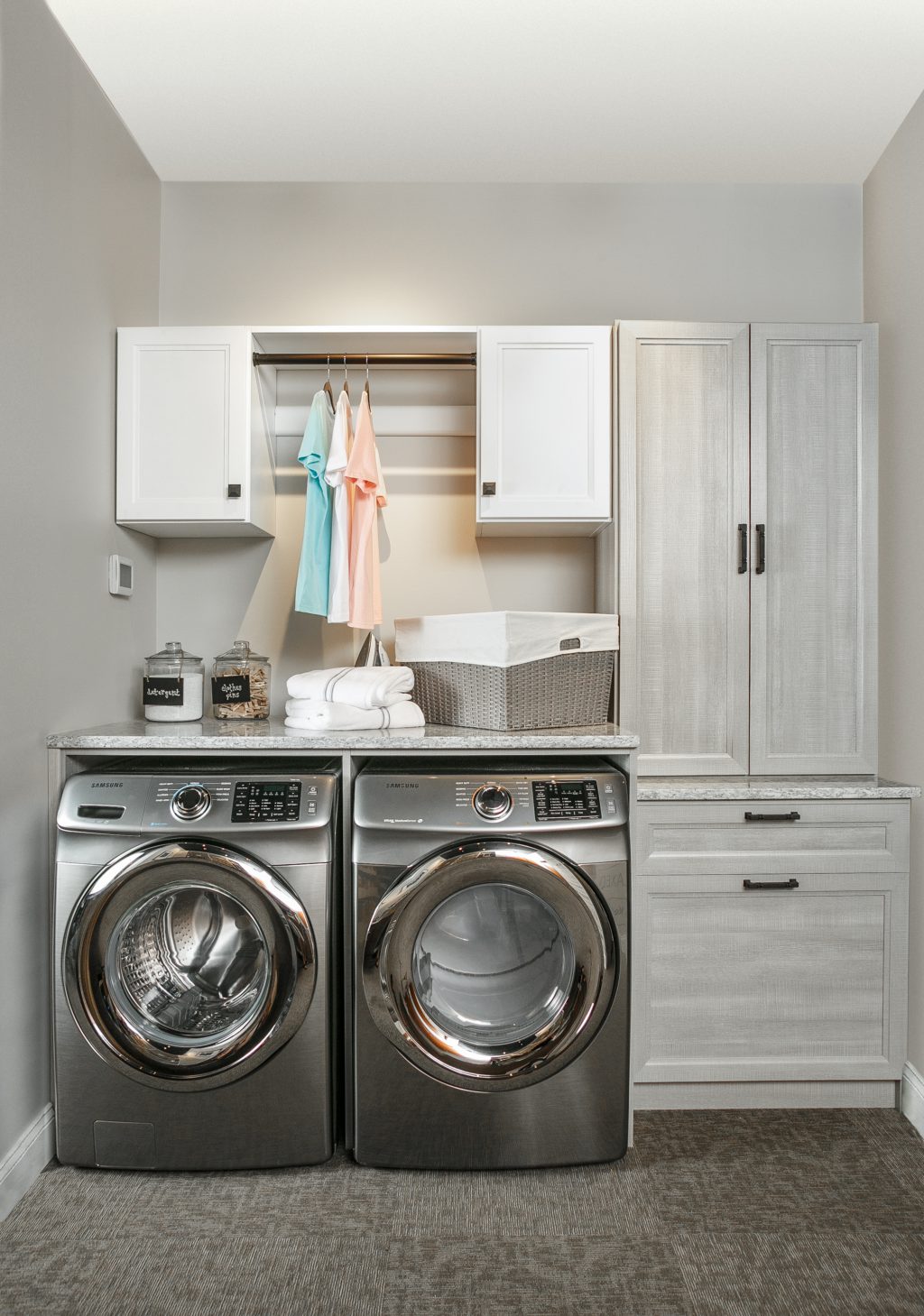 Laundry Room Storage & Cabinet Solutions | Inspired Closets