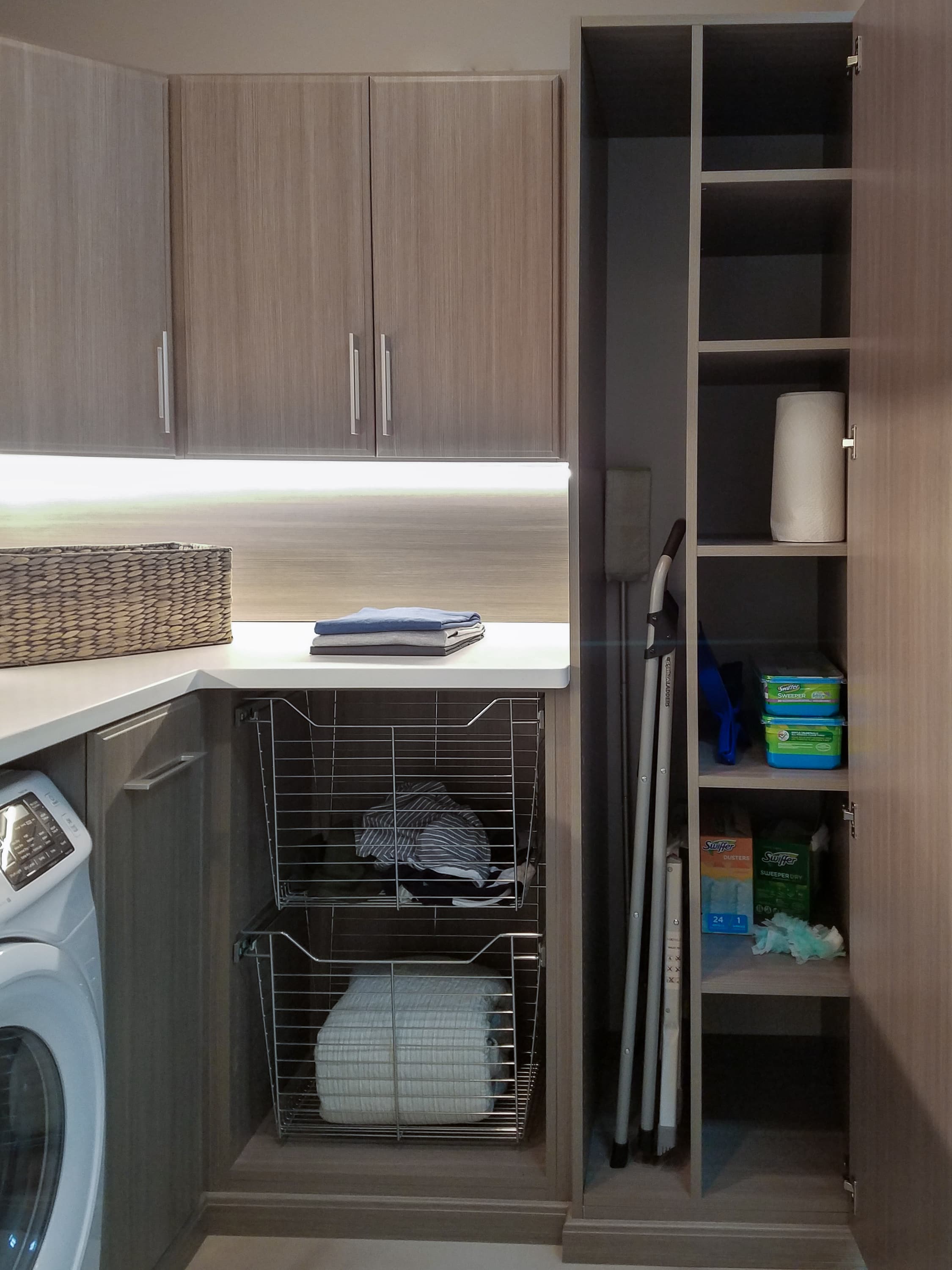 Laundry Room Storage & Cabinet Solutions | Inspired Closets - Custom ...