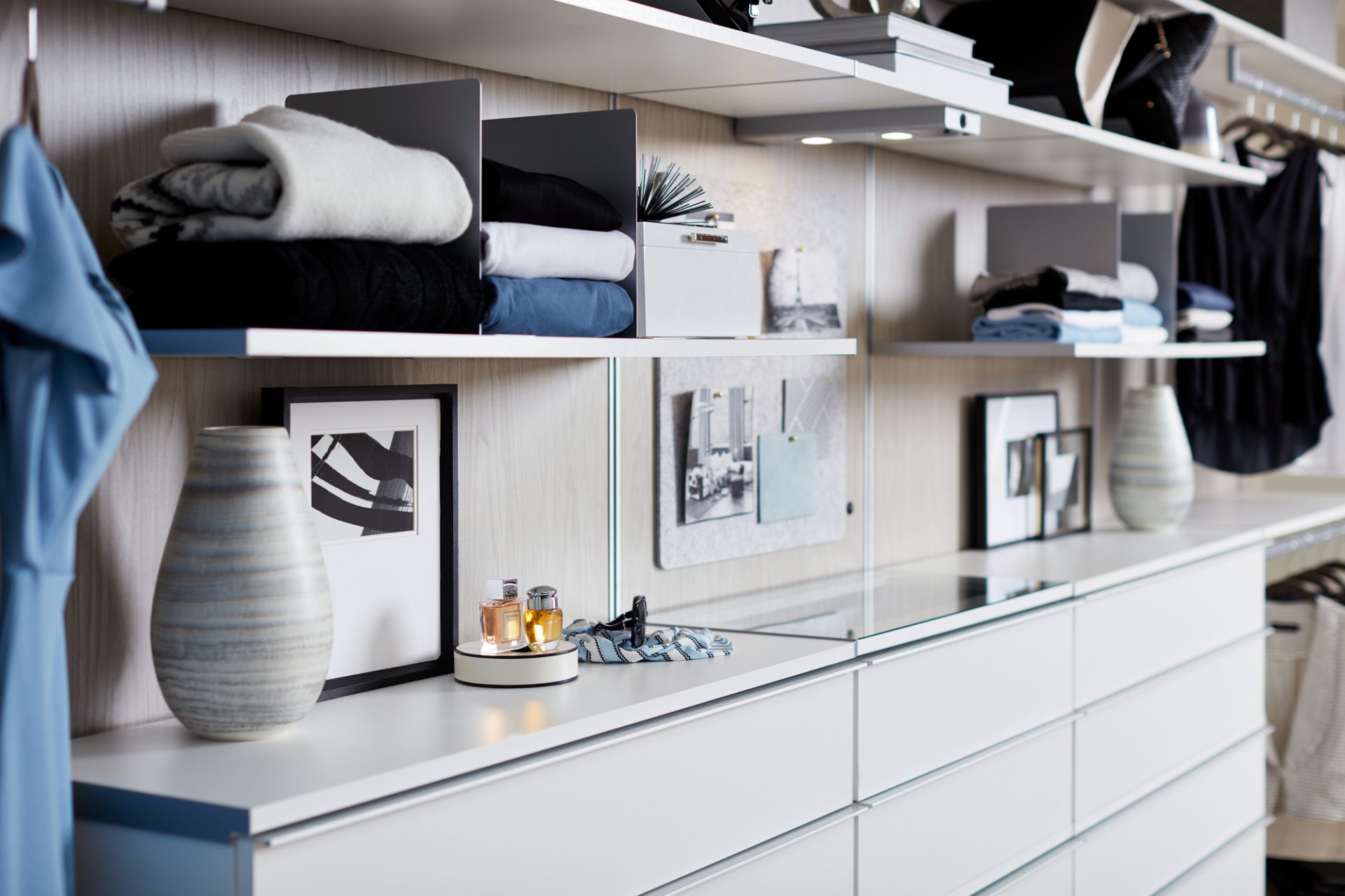 Modern Floating Closet Shelves | Walk-In Closet | Inspired Closets ...