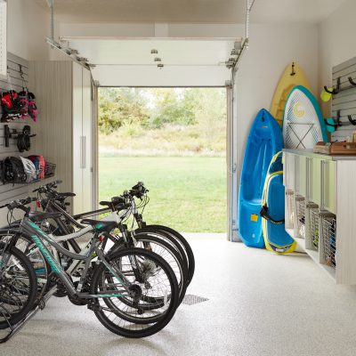 Two-Stall Garage in Timber Grey | Inspired Closets
