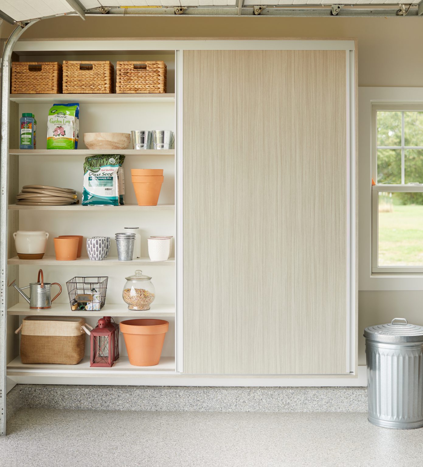 Two-Stall Garage in Timber Grey | Inspired Closets